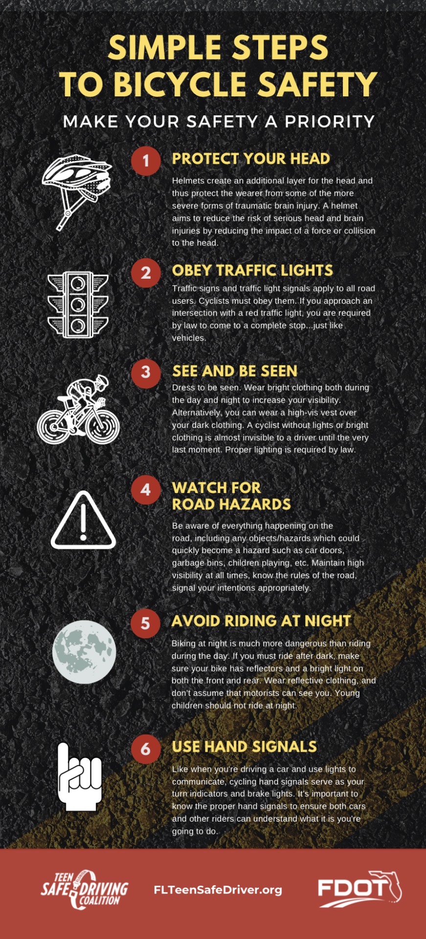 Bicycle & Pedestrian Safety Materials | Florida Teen Safe Driving Coalition